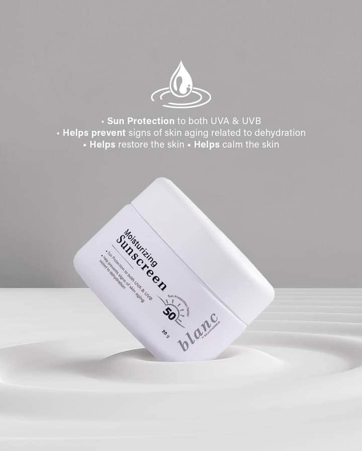 Blanc Moisturizing Sunscreen 20g — Beautederm Singapore