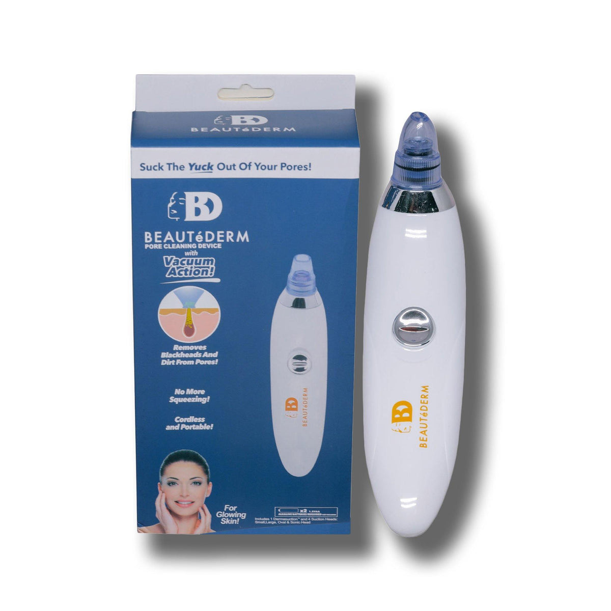 Pore Cleaning Device with Vacuum Action — Beautederm Singapore